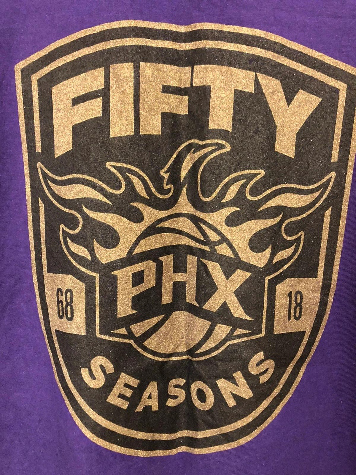 Phoenix Suns 50 Seasons Anniversary Apparel Fan Gift: T-Shirt ...
