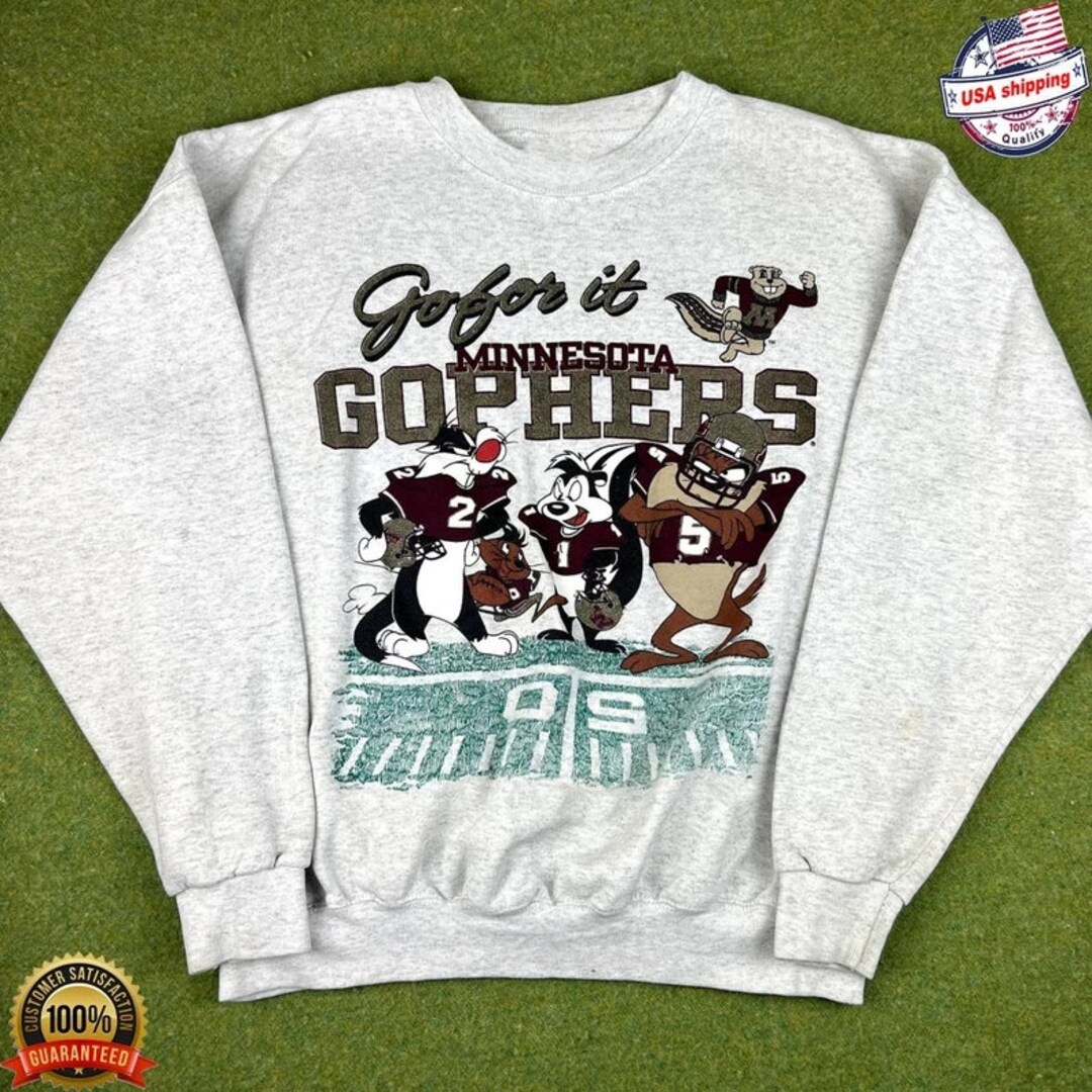 Vintage NCAA Minnesota Gophers Looney Tunes Sweatshirt and Shirt for ...