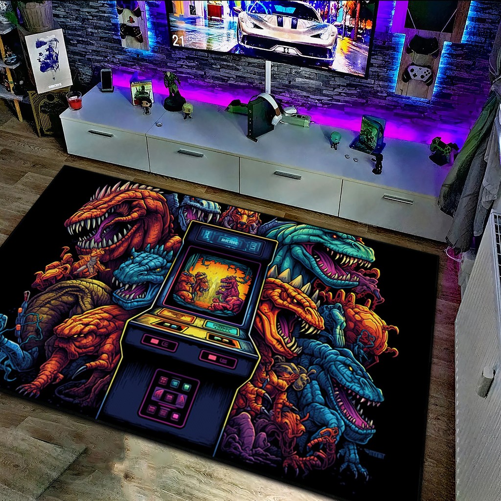 Arcade Pattern Retro Game Boss Battles - Craigshirt