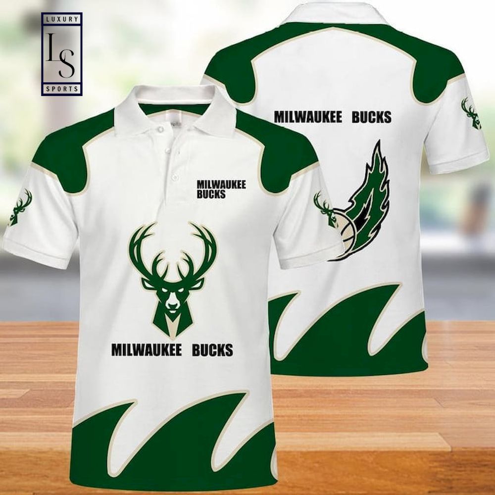 Milwaukee Bucks Classic Mascot Logo NBA Fan Polo Shirt - Craigshirt