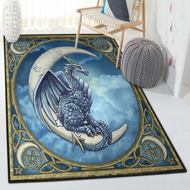 Mythical Creature Outdoor Carpet, Dragon Rug, Dragon Area Rug, Dragon ...